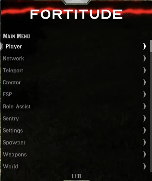 Fortitude Mod Menu - Month